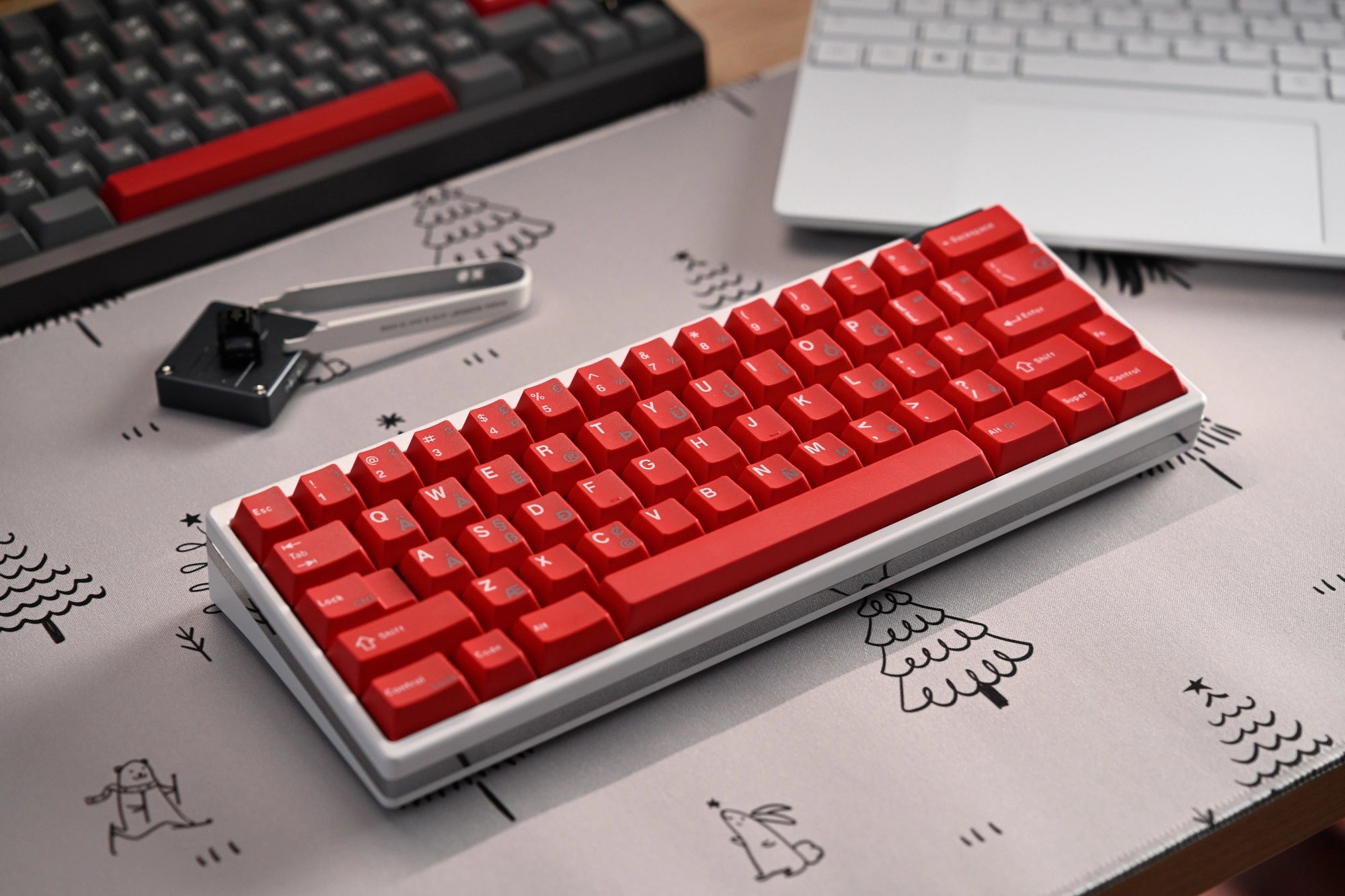 JTK R.W.G IRISH Cherry Profile ABS&PBT Doubleshot Keycap Set – ClickClack