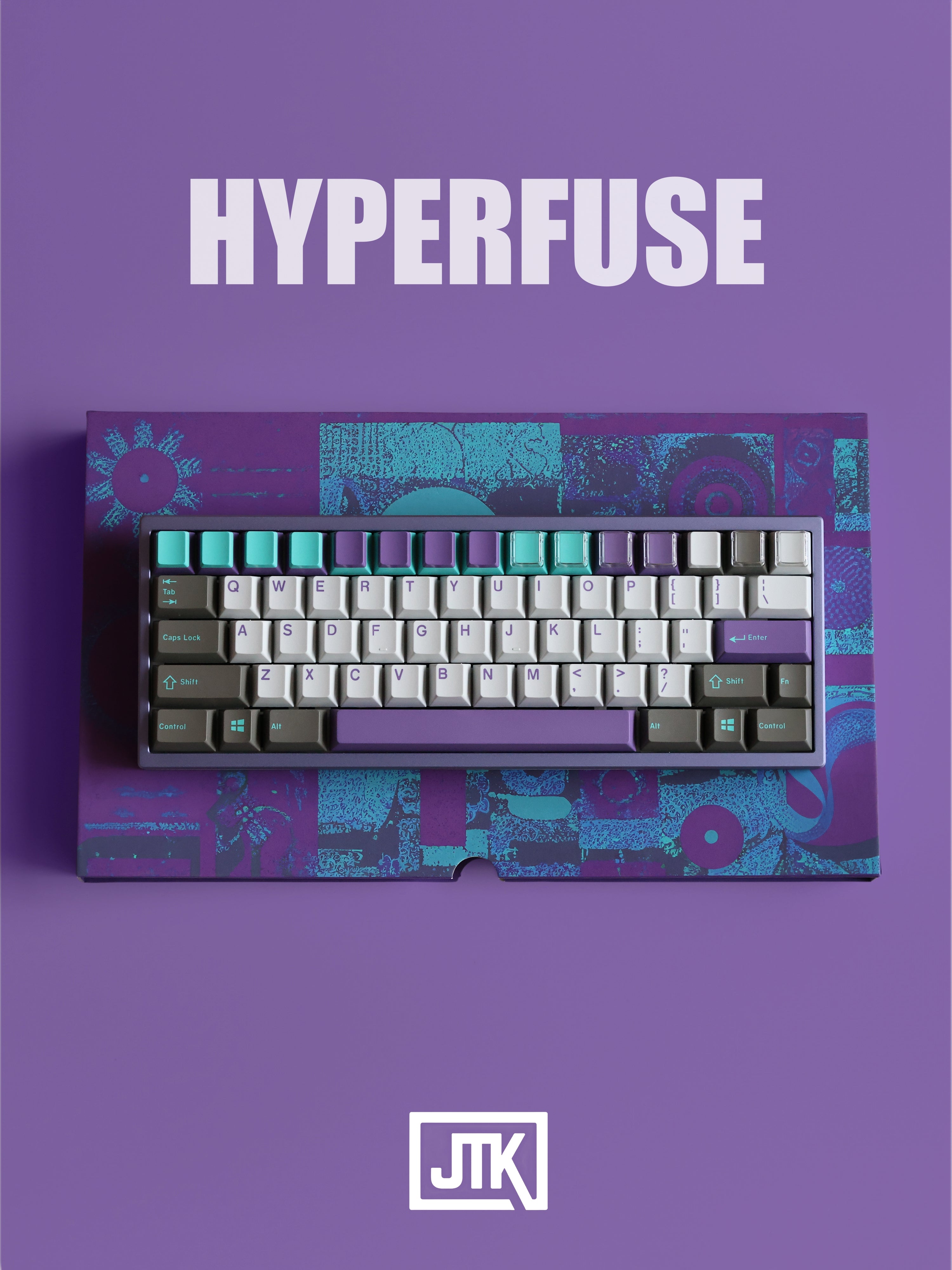 JTK HYPERFUSE R2 PBT&ABS Doubleshot Keycap Set – ClickClack