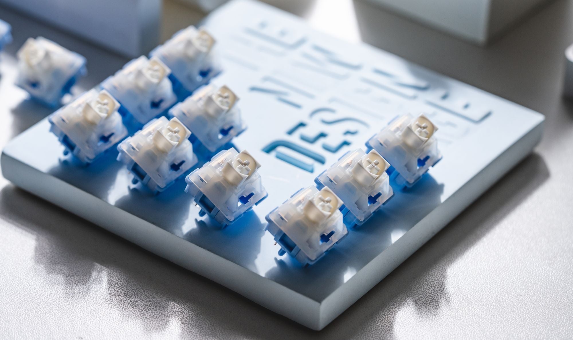 [In-stock] Ripple Switches, Linear (MX Red), Cherry MX Style, Lubed, 9 ...